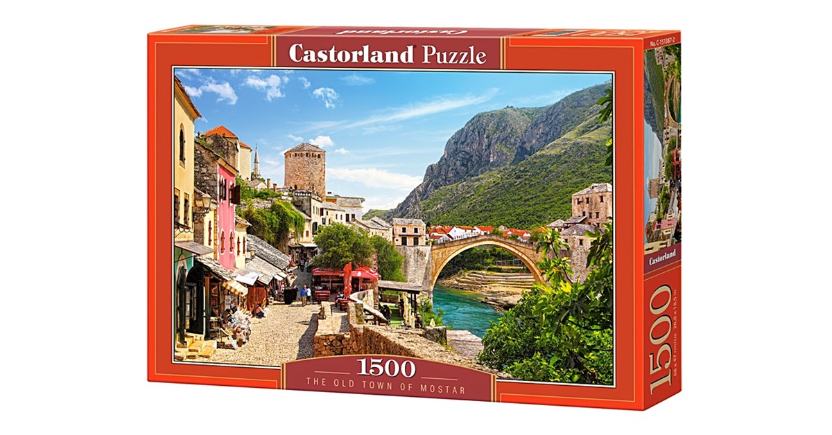 Castorland (C-151387) - "The Old Town of Mostar" - 1500 pieces puzzle