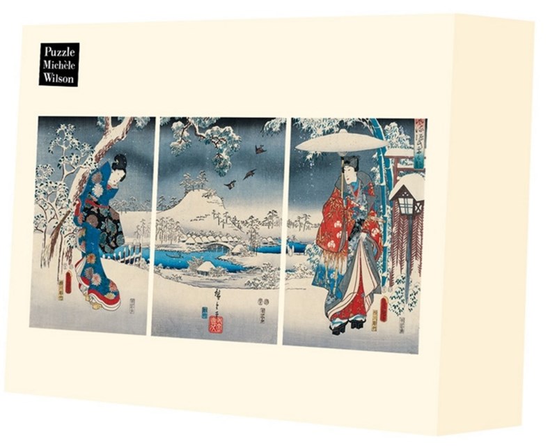 Puzzle Michele Wilson (A541-2500) - Utagawa (Ando) Hiroshige: "Genji ...