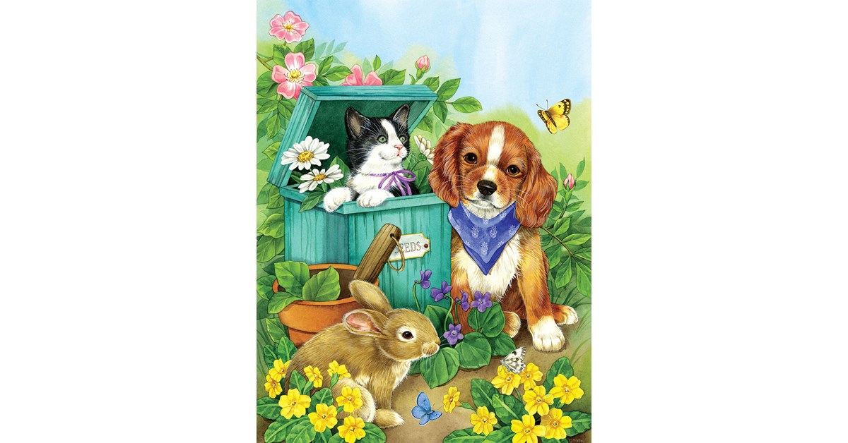 SunsOut (16048) - Jane Maday: "Precious Pets" - 500 pieces puzzle