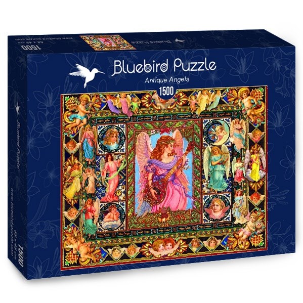 Bluebird Puzzle (70027) - Lewis T. Johnson: "Antique Angels" - 1500 ...