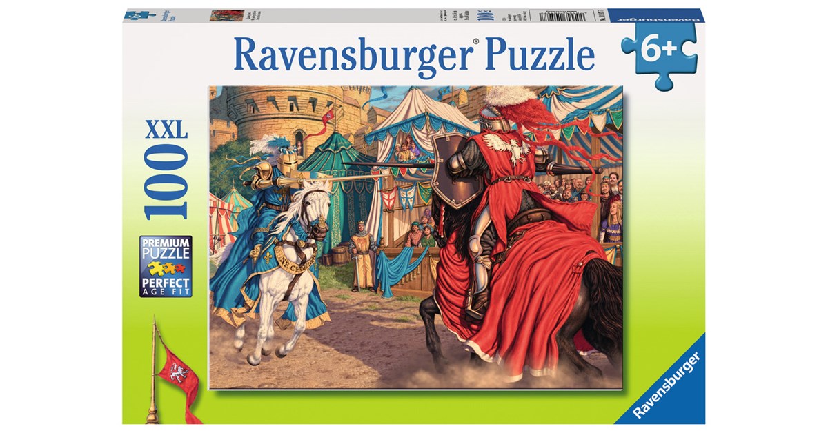 Ravensburger (10597) - "Exciting Joust" - 100 pieces puzzle