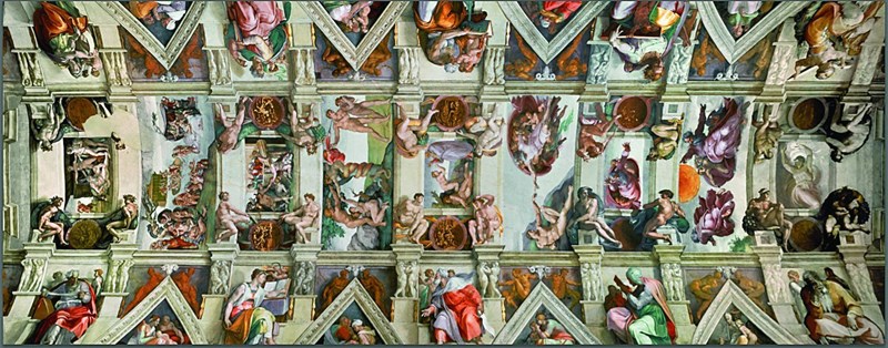 Ravensburger (15062) - Michelangelo: "Sistine Chapel" - 1000 pieces puzzle